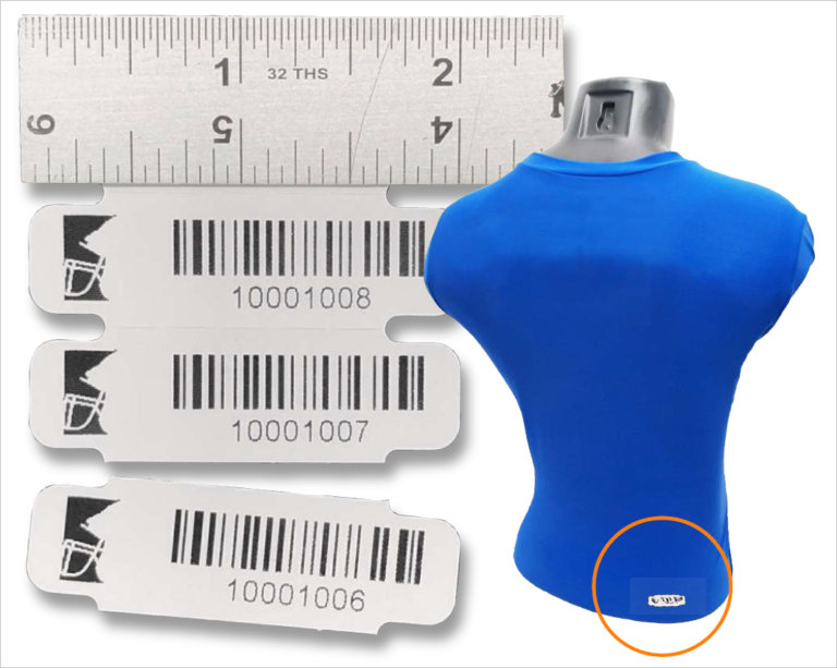 Heat Press Labels : Helmet Tracker